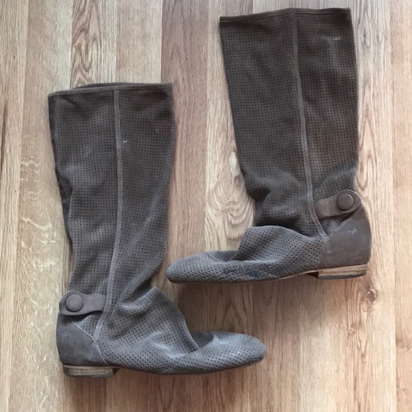 Sam Edelman | Shoes | Sam Edelman Bell Mesh Taupe Perforated Slouch ...